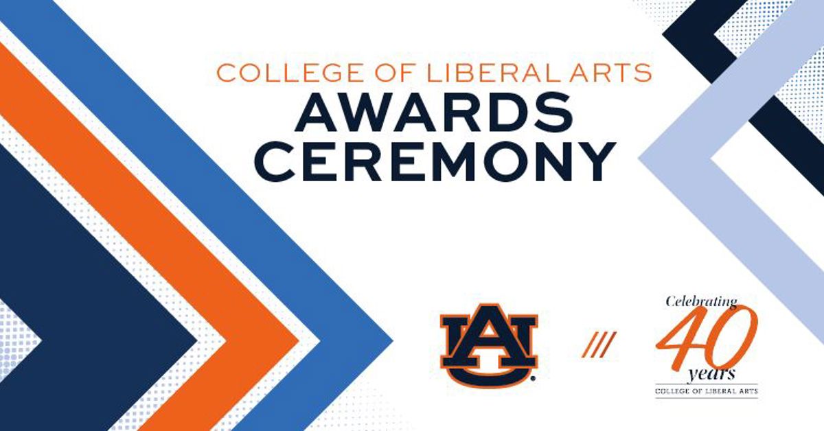 CLA Faculty & Staff Awards 2026 - College of Liberal Arts at Auburn ...